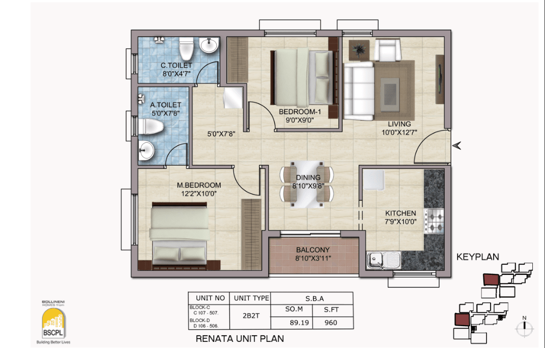 Bollineni Renata Apartments Ottiyambakkam: Price list, Reviews