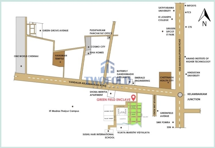 Anand And Venkatesh Green Field Enclave Residential Plots For Sale
